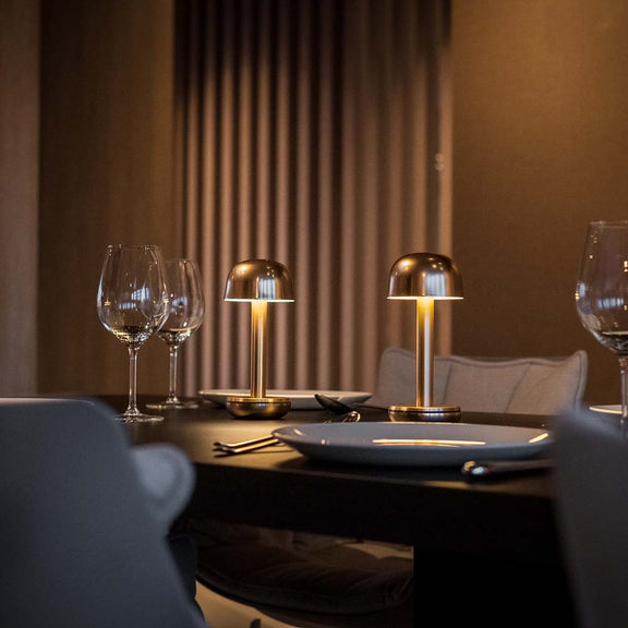 Humble Two - Gold | LED Humble light Table Lapm - The uniek