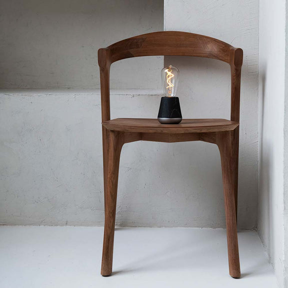 Humble One - Black Marble | LED Humble light Table Lapm - The uniek